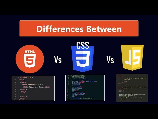 Discover the Differences Between HTML, CSS, and Javascript - Golden Owl